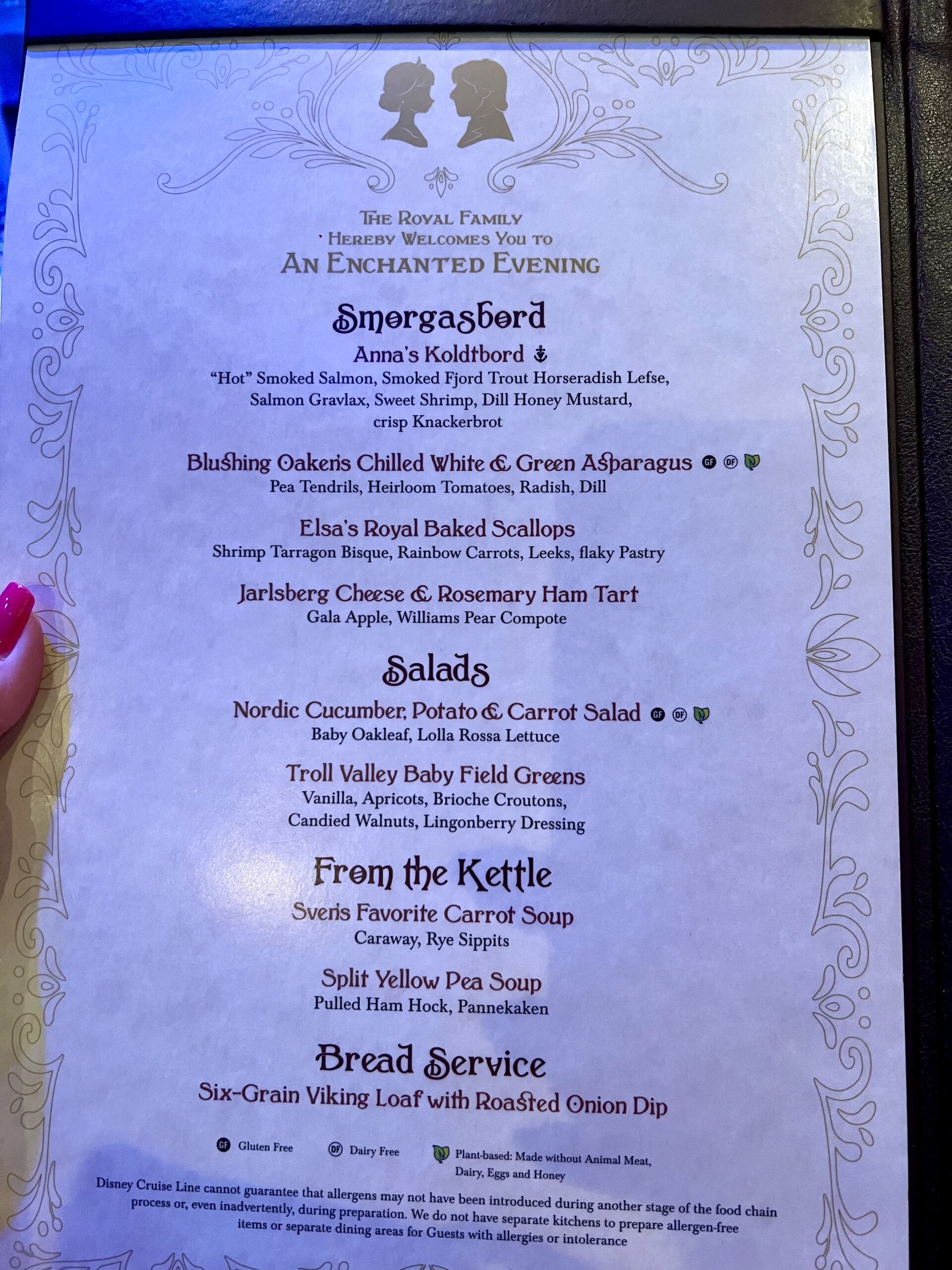 Disney Cruise Wish Food - Restaurant Dining Menu - Plan the Best Vacation