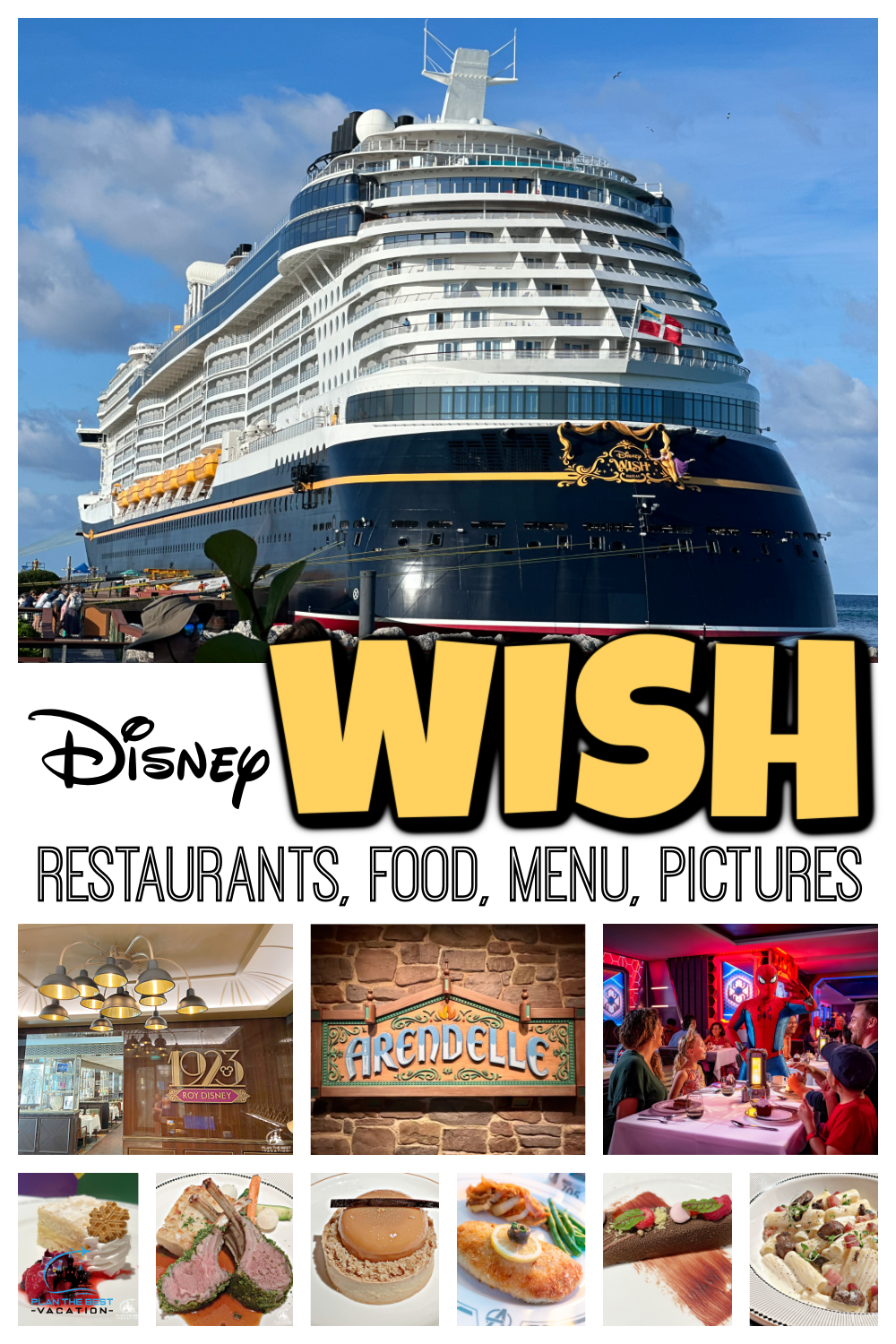 Disney Cruise Wish Food - Restaurant Dining Menu - Plan the Best Vacation