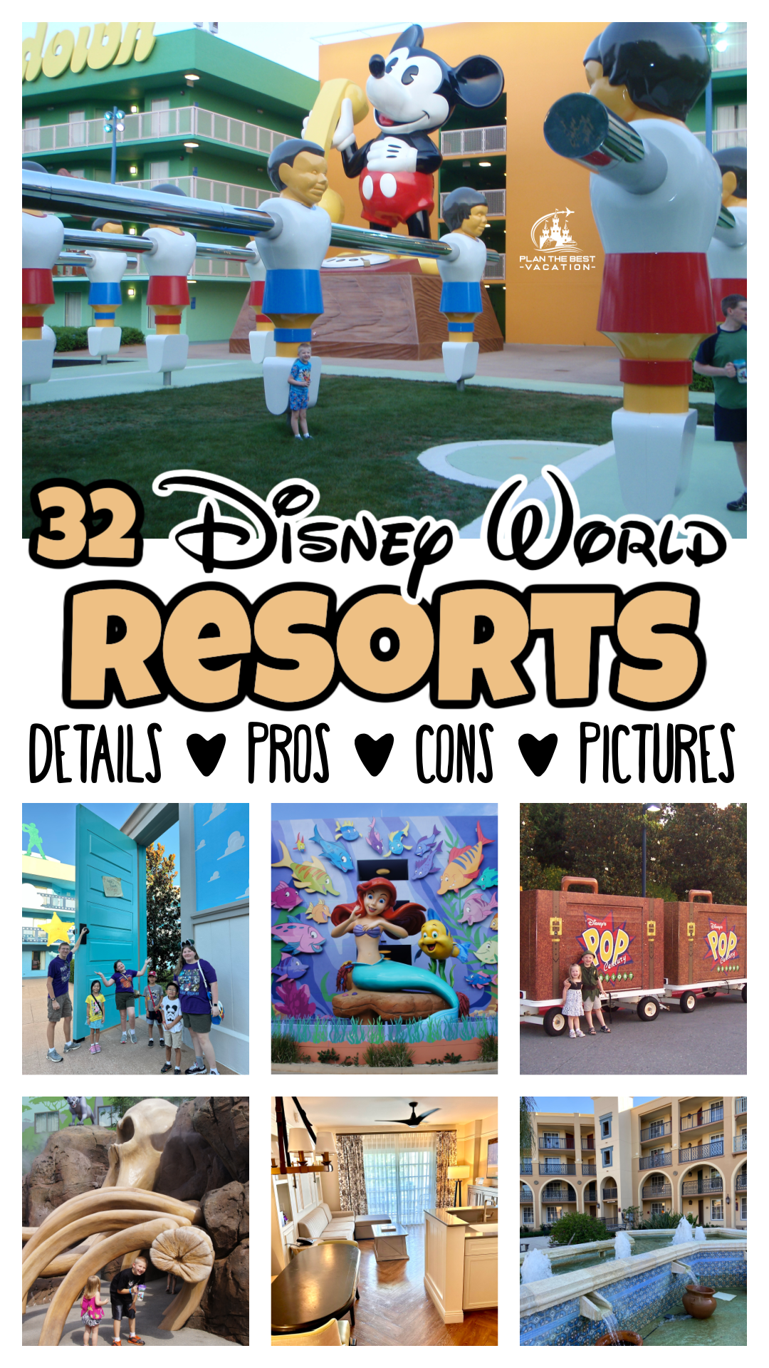 List of 32 Disney World Resorts: Honest Insights, Pros & Cons Included